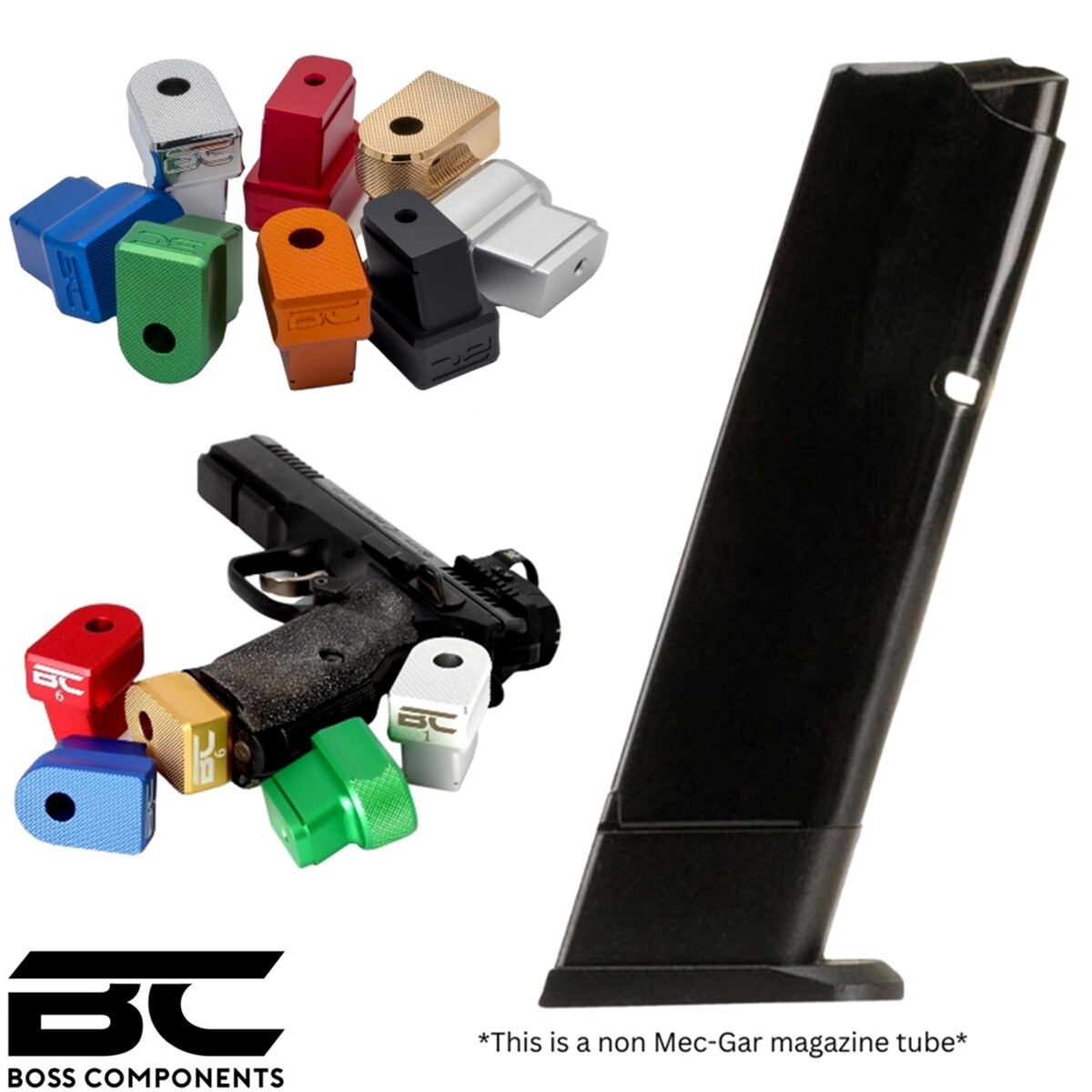 BC CZ Shadow 2 Aluminium Plus Zero Extended Magazine Base